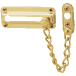 Door chains hold weak link to home security